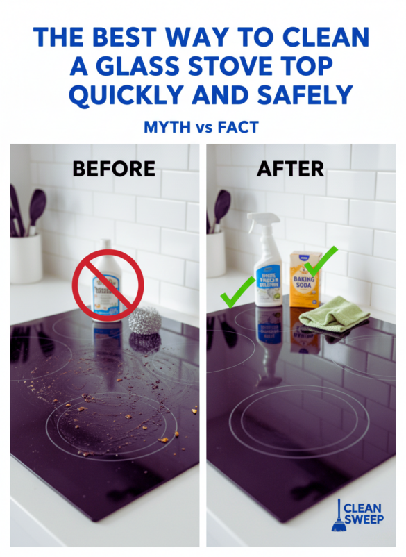 The Best Way to Clean a Glass Stove Top Quickly and Safely