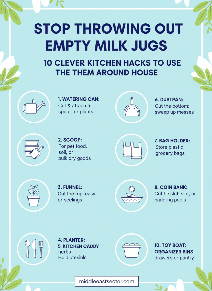Stop throwing out empty milk jugs. Here are 10 brilliant hacks to use ...