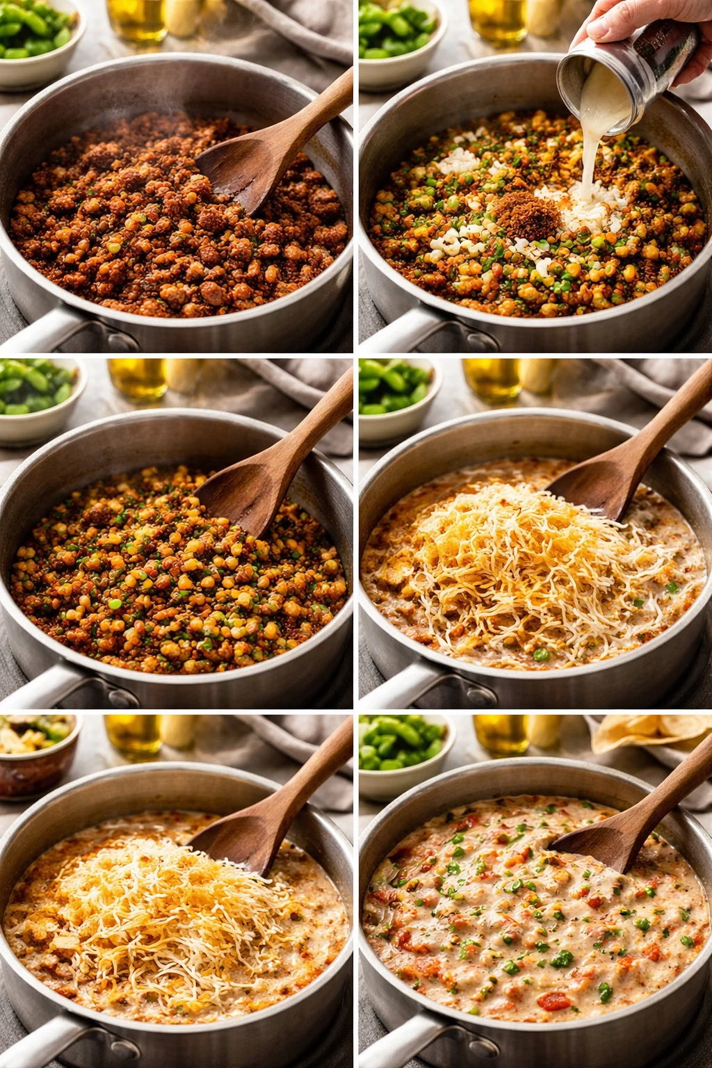 Creamy Chorizo Queso Dip - Midd Leeast Sector