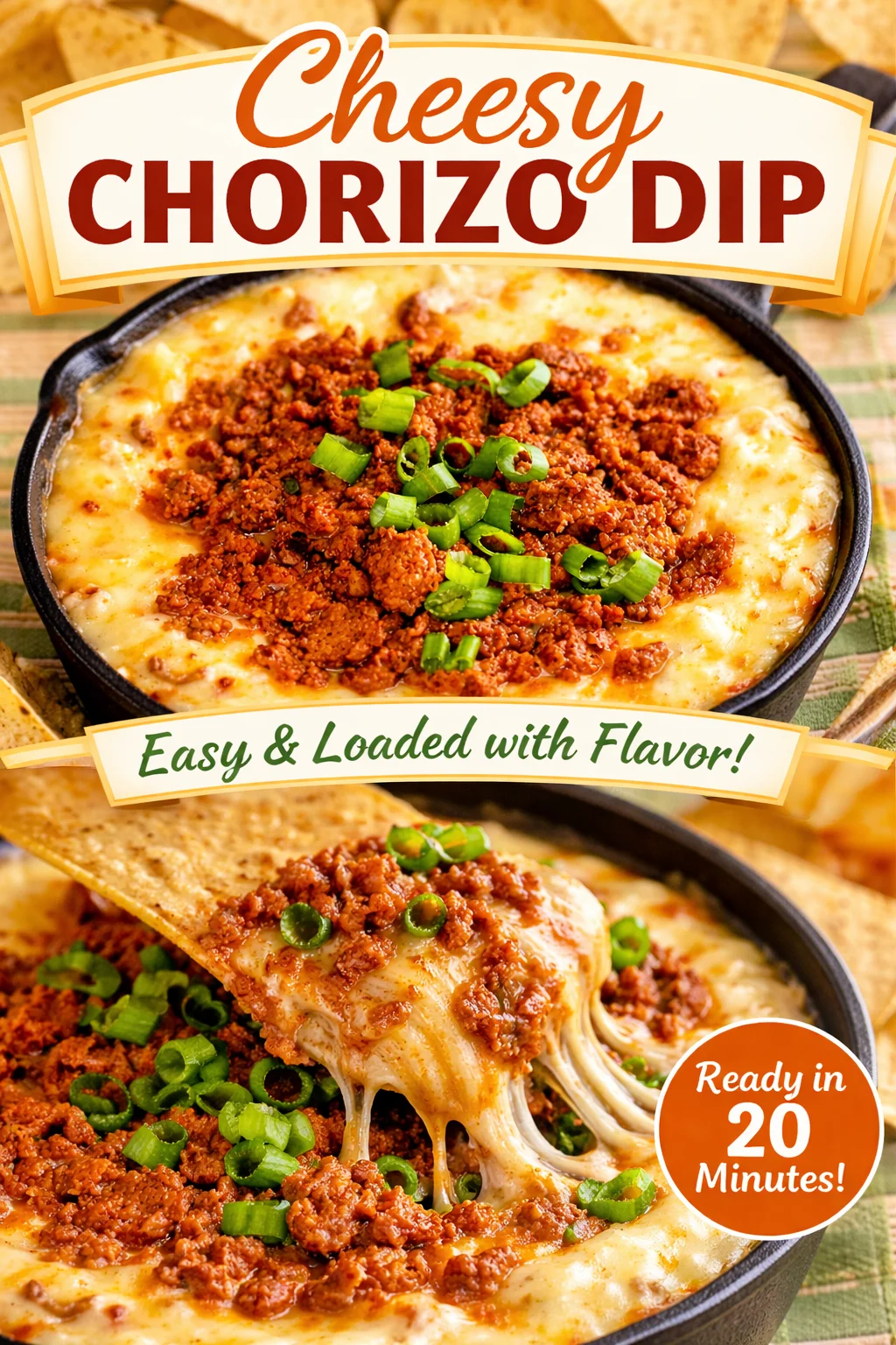 Creamy Chorizo Queso Dip - Midd Leeast Sector