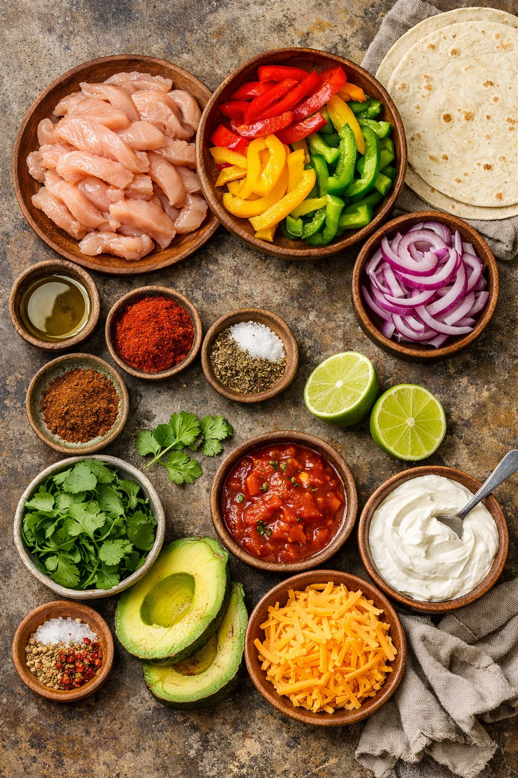 Sheet Pan Chicken Fajitas - Midd Leeast Sector