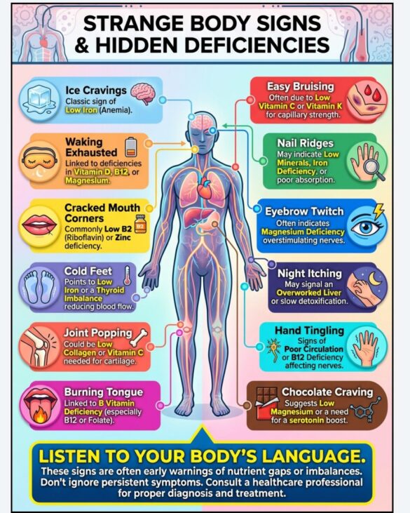 Strange Body Signs That Could Reveal Hidden Deficiencies