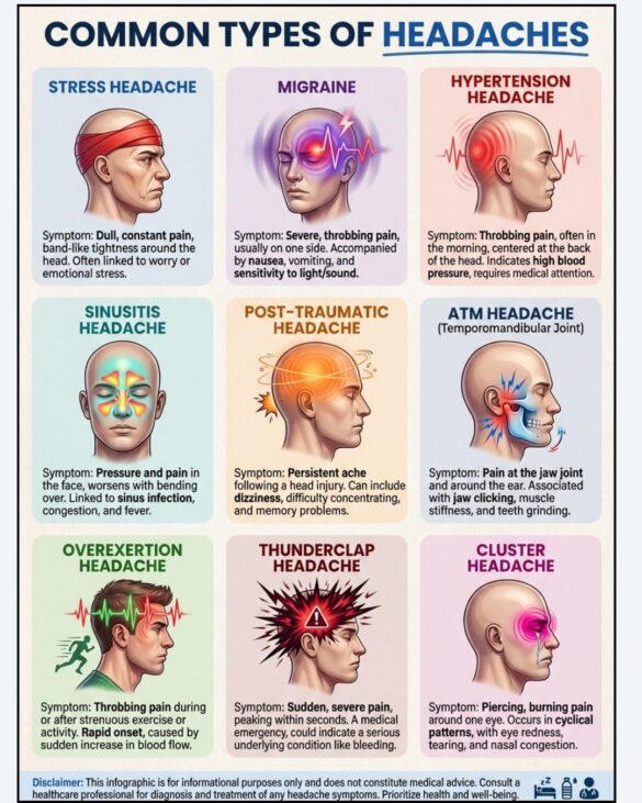 Understanding the Different Types Of Headaches Is Crucial For Effective ...