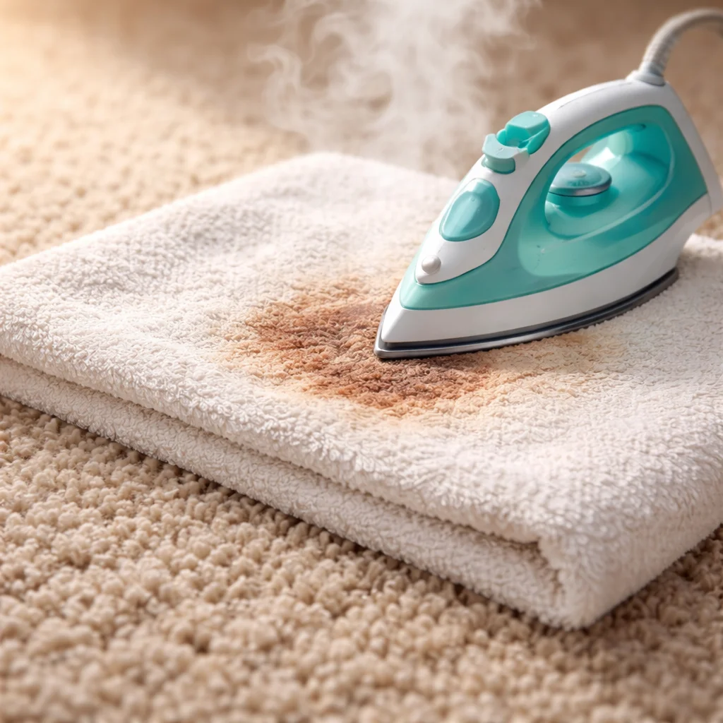 Erase Carpet Stains With an Iron?