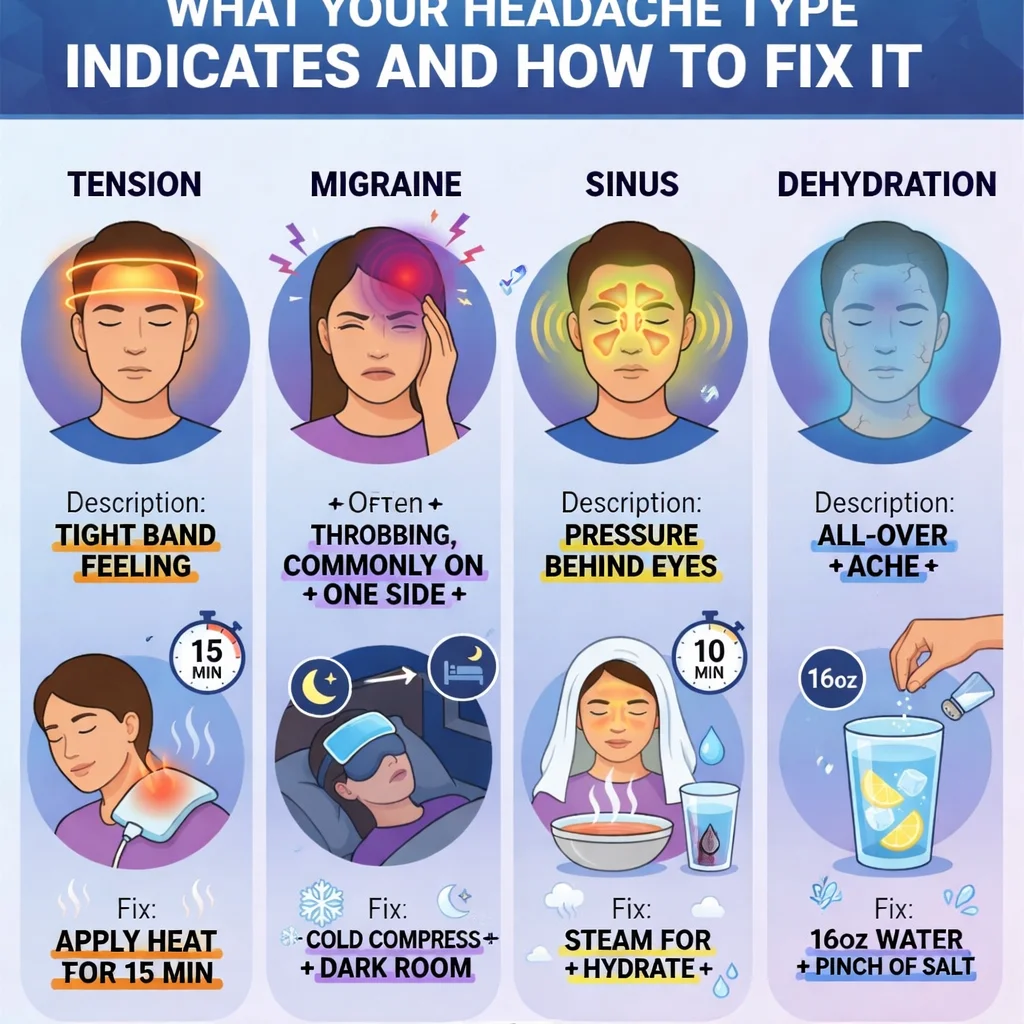 What Your Headache Type Indicates And How To Fix It